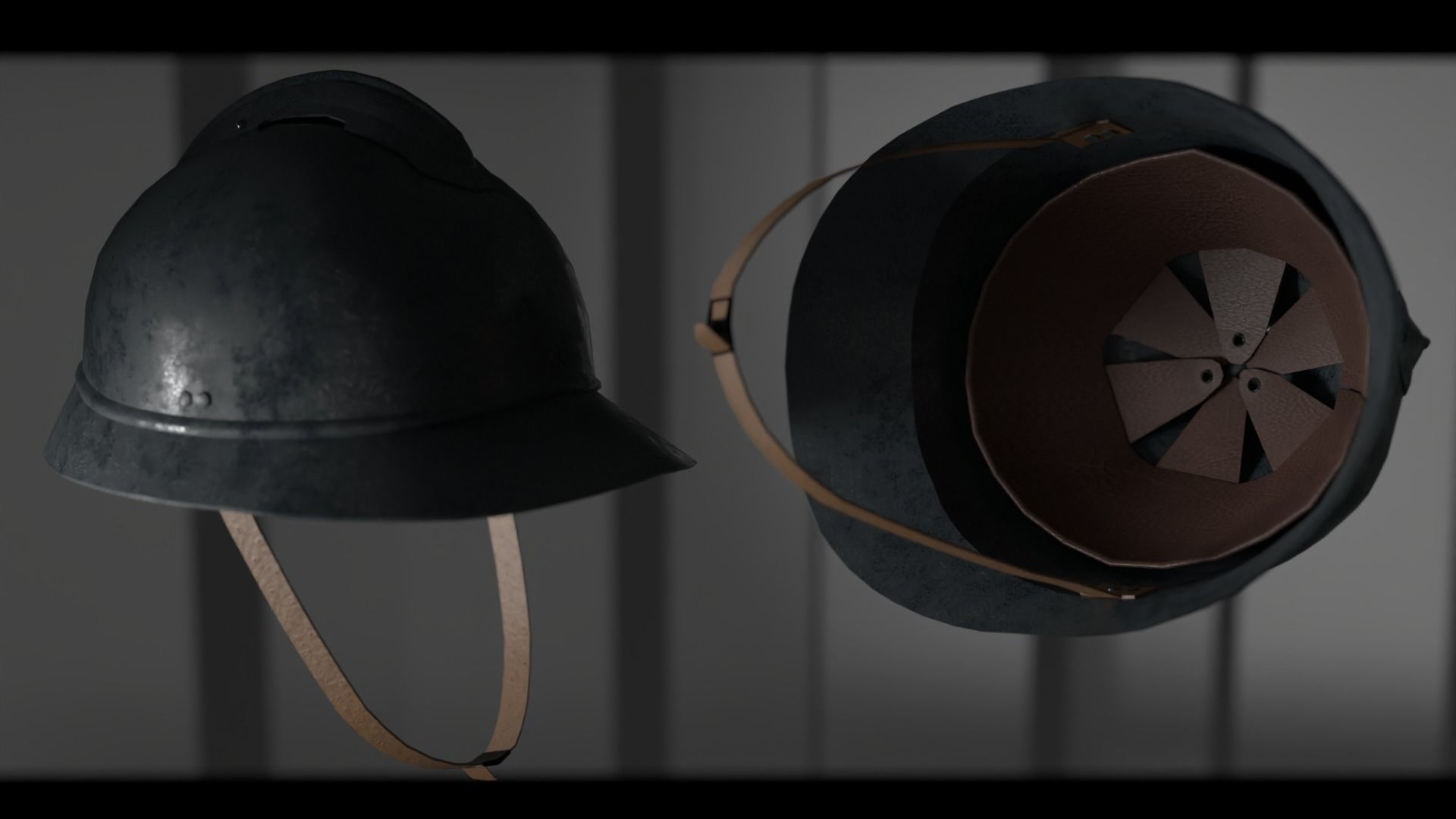 3D model Adrian helmet - WW1 WW2 - V1 VR / AR / low-poly | CGTrader