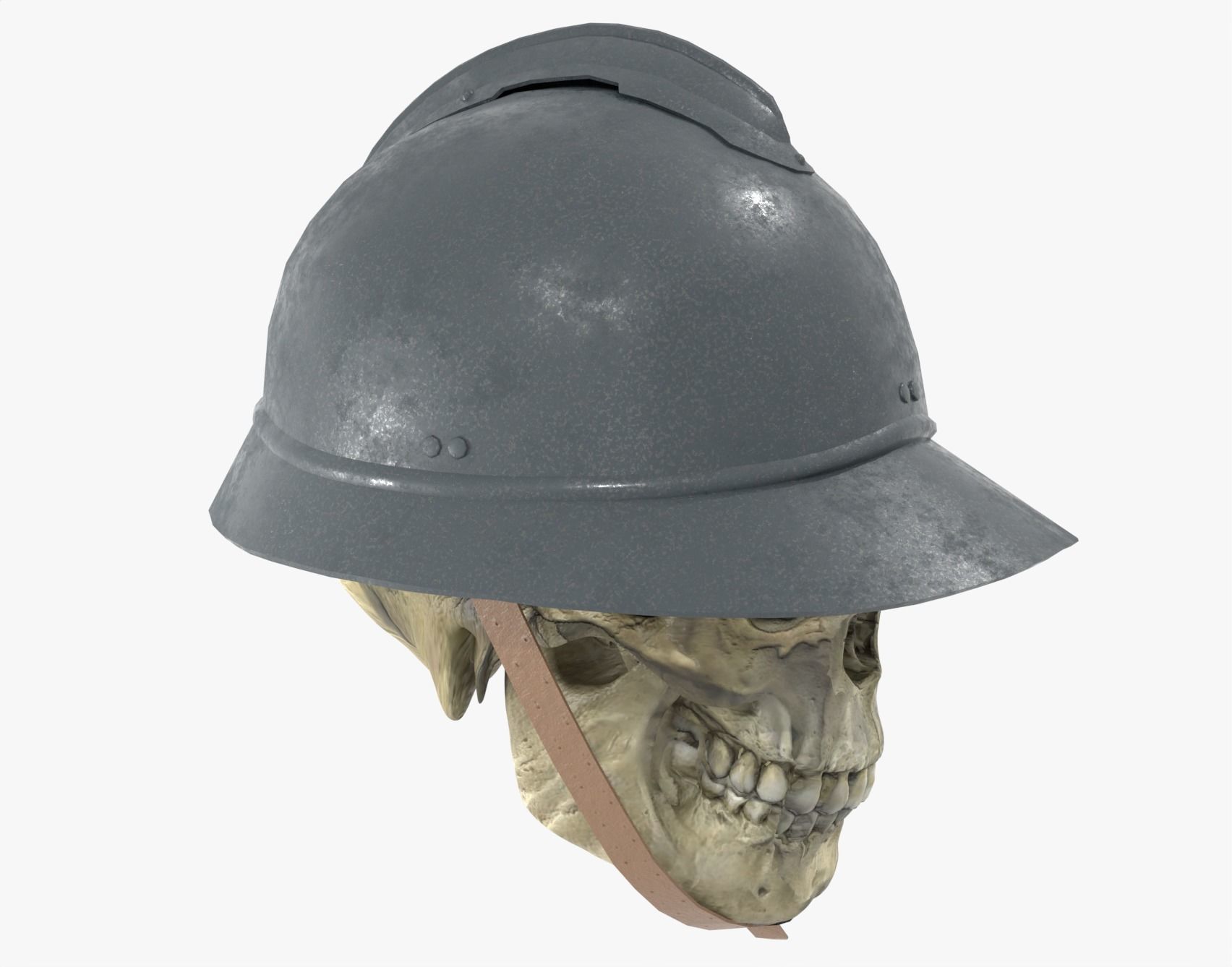 3D model Adrian helmet - WW1 WW2 - V1 VR / AR / low-poly | CGTrader