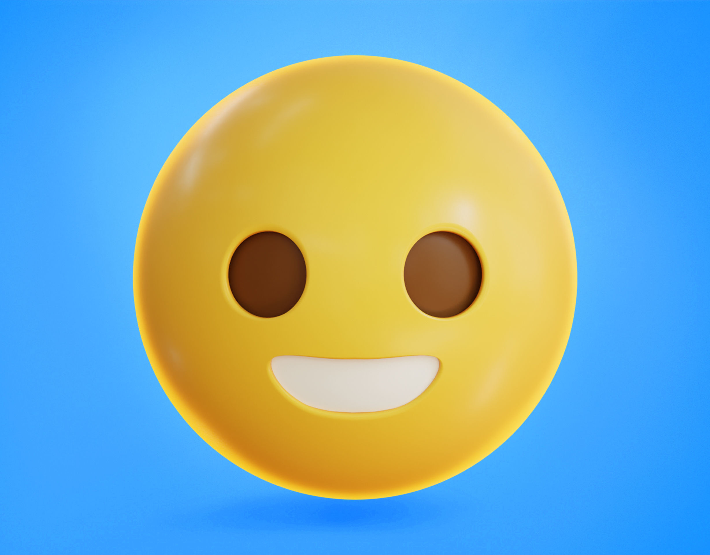3D model Rolling on the floor laughing face Animated Emoji VR / AR ...