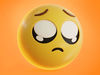 3D model Pleading Face Animated Emoji VR / AR / low-poly | CGTrader