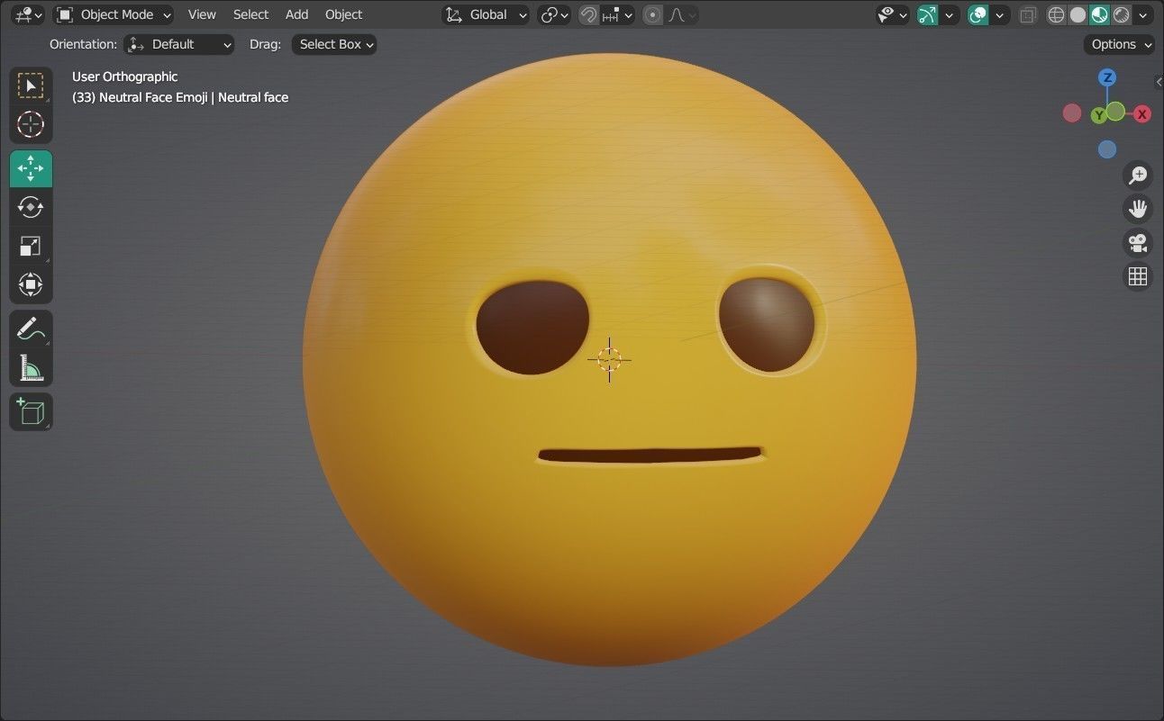 3D model Neutral Face Animated Emoji VR / AR / low-poly | CGTrader