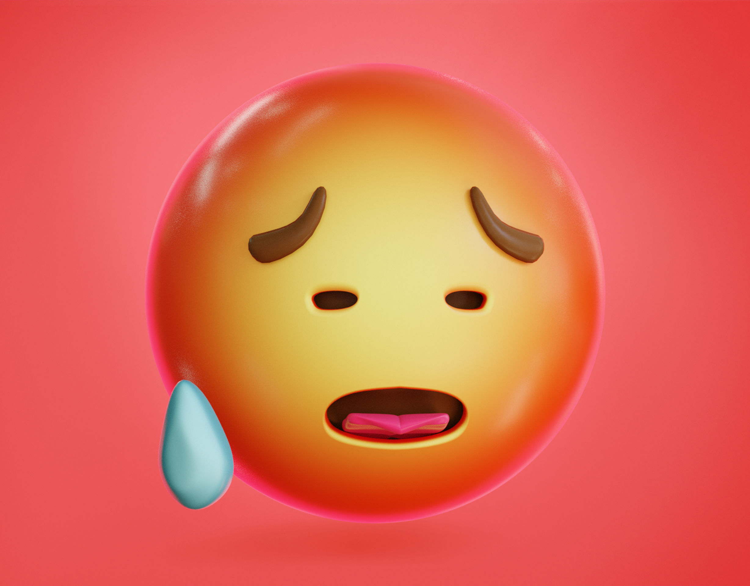 3D model Hot face Animated Emoji VR / AR / low-poly | CGTrader