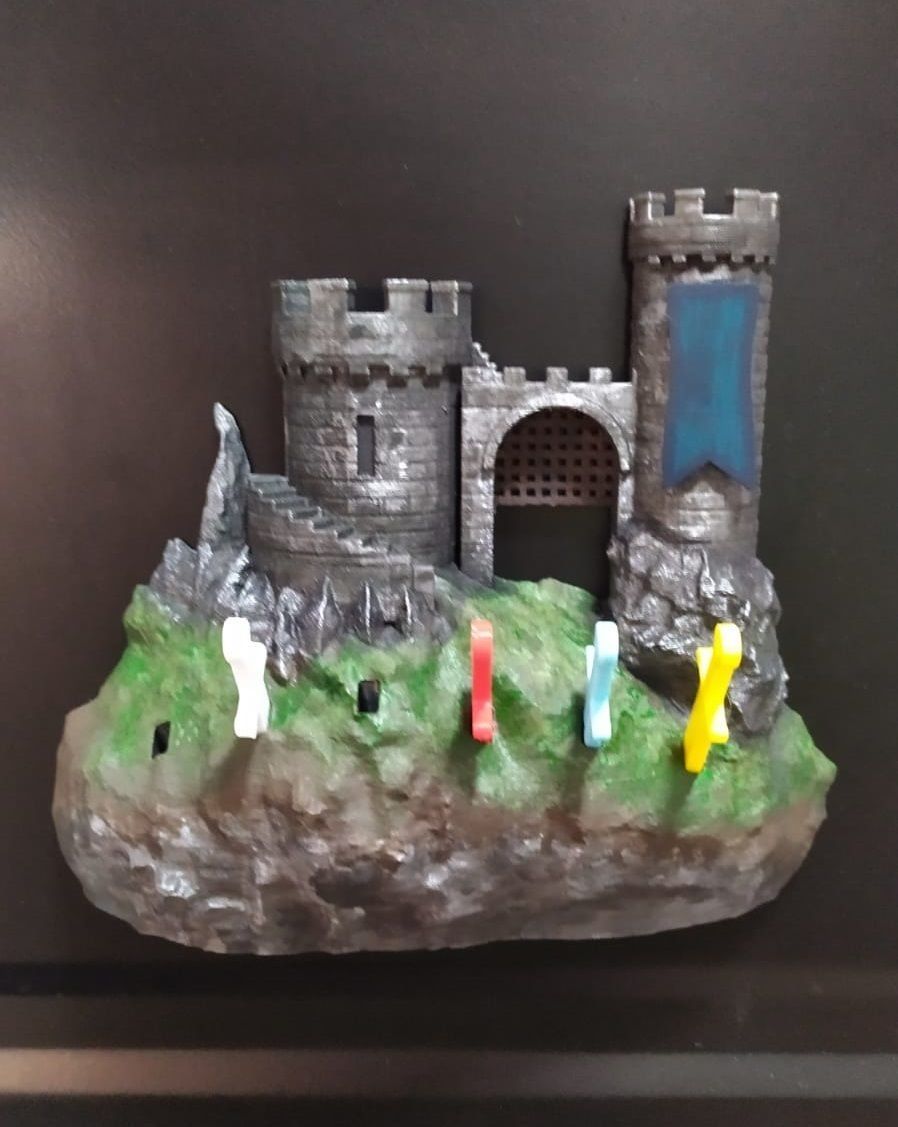 MEDIEVAL KEY HOLDER - PORTA LLAVES MEDIEVAL 3D model 3D printable ...