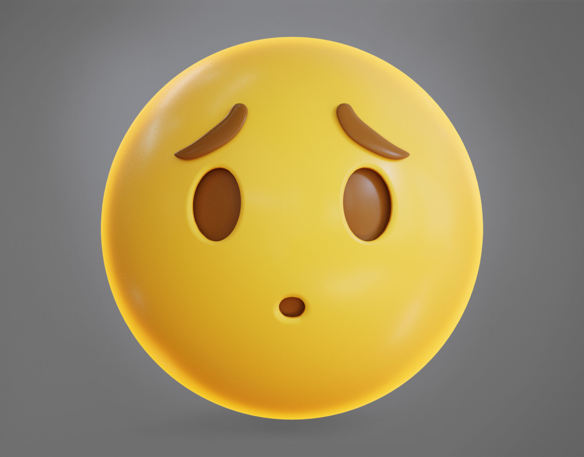 3D model face Exhaling Animated Emoji VR / AR / low-poly | CGTrader