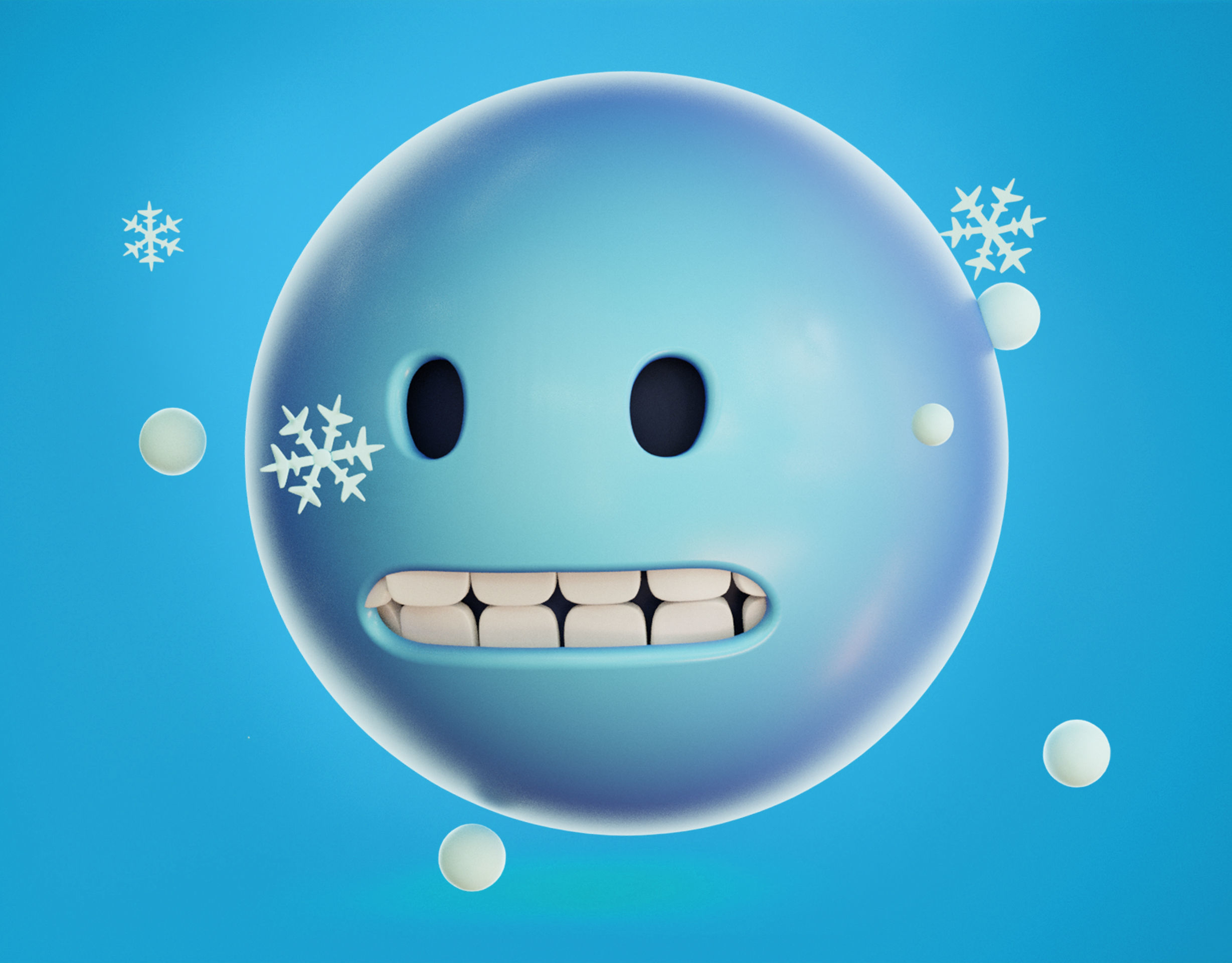 3D model Cold face Animated Emoji VR / AR / low-poly | CGTrader