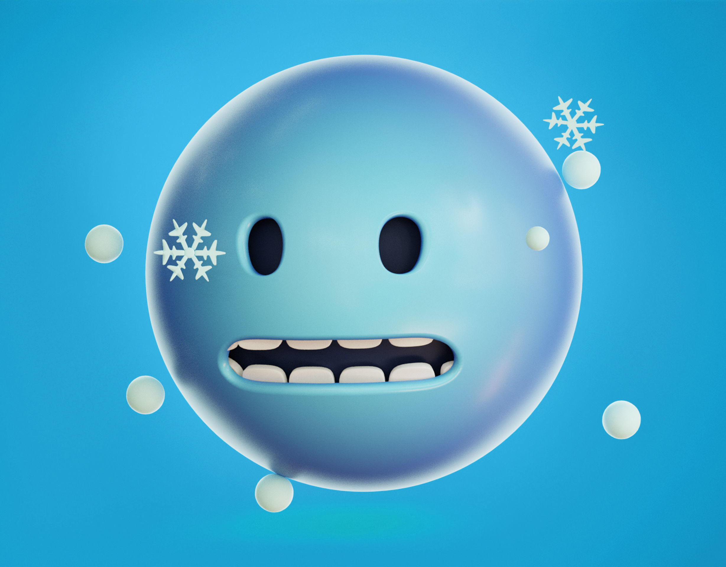3D model Cold face Animated Emoji VR / AR / low-poly | CGTrader
