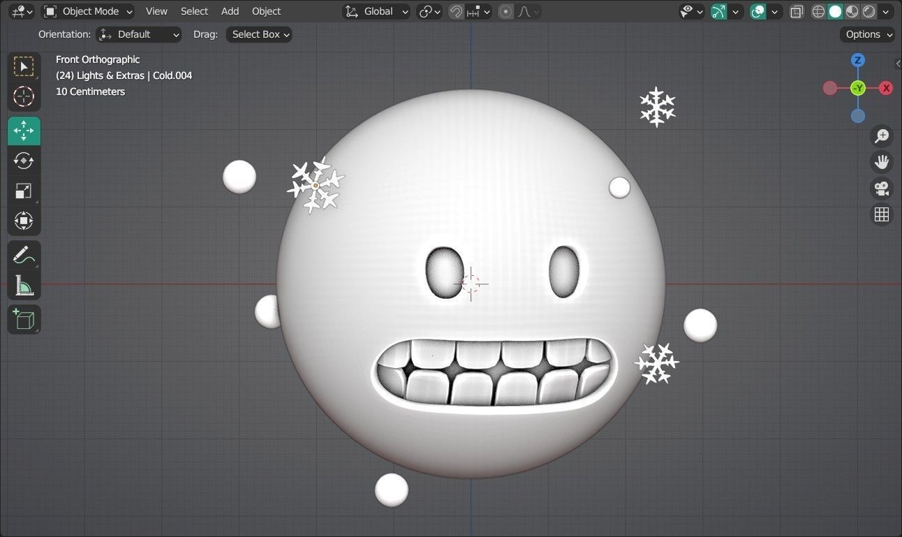 3D model Cold face Animated Emoji VR / AR / low-poly | CGTrader