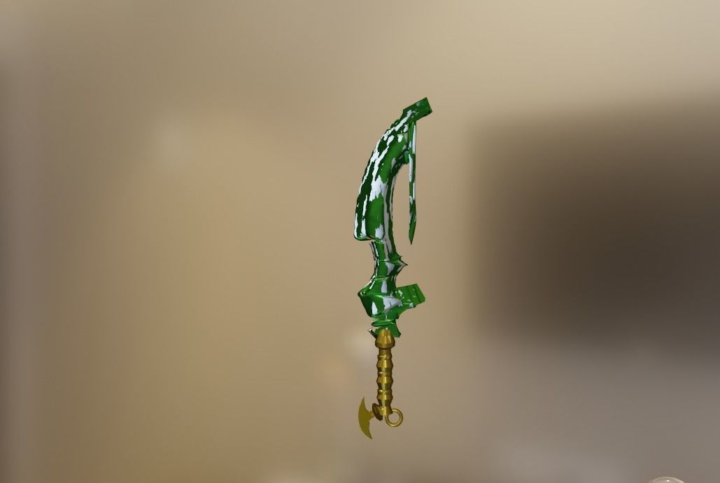Golden Rusty Sword 3D model | CGTrader