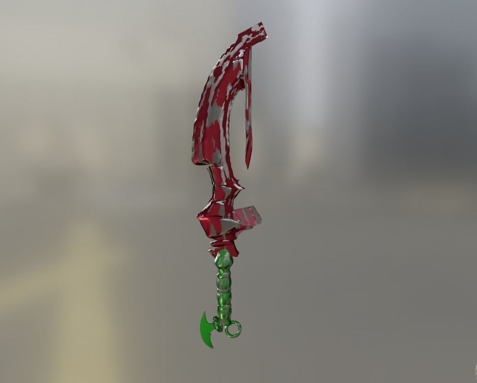 Golden Rusty Sword 3D model | CGTrader