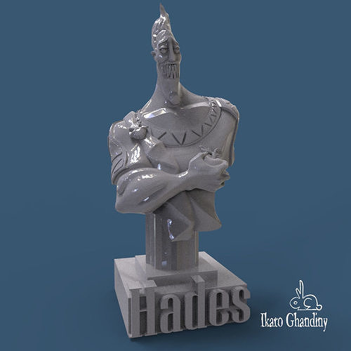Hades Bust 3D model 3D printable | CGTrader