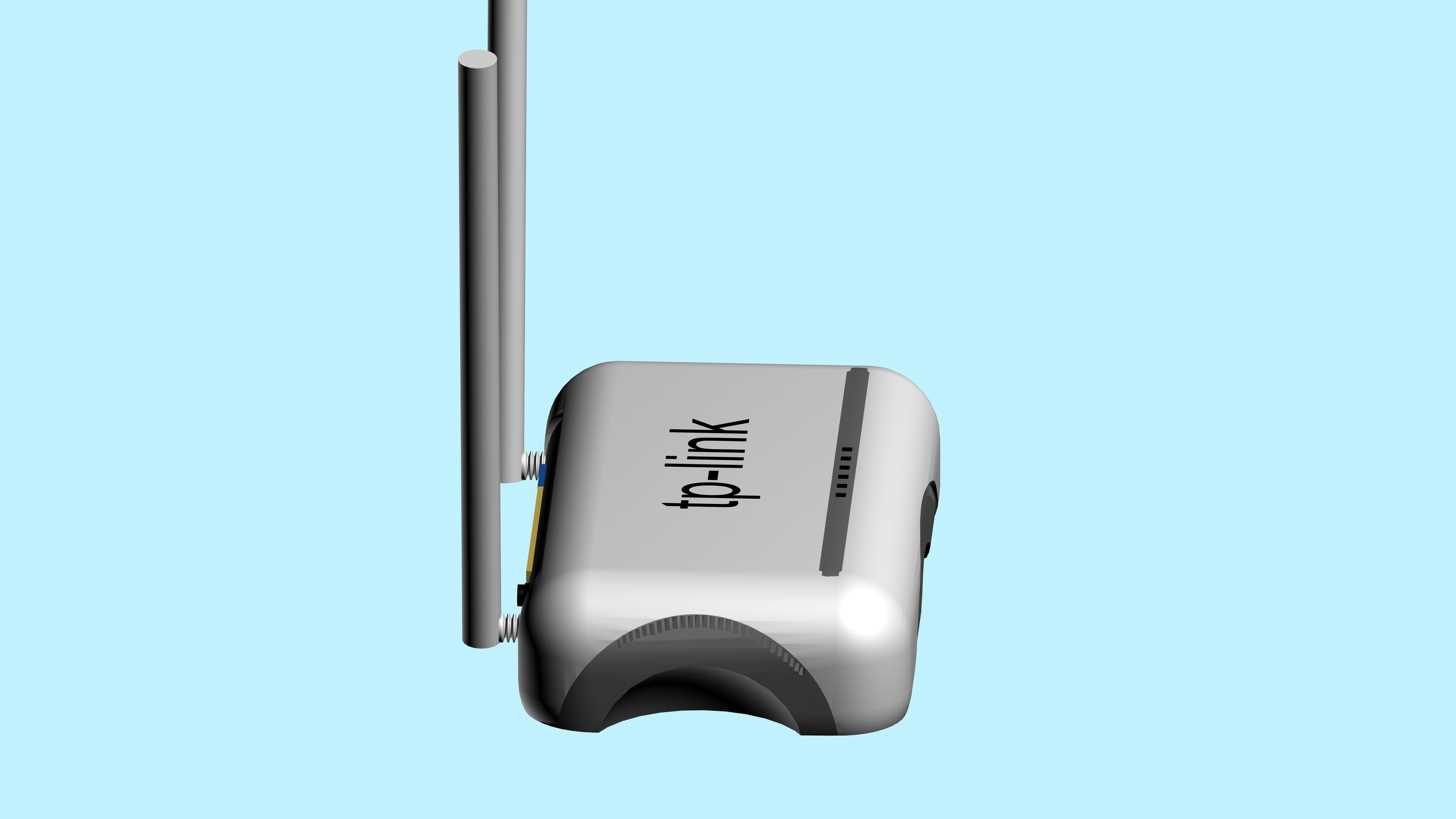 Rauter tp-link wireless router free 3D model | CGTrader