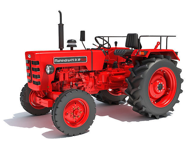Mahindra Farm Tractor 3D model | CGTrader