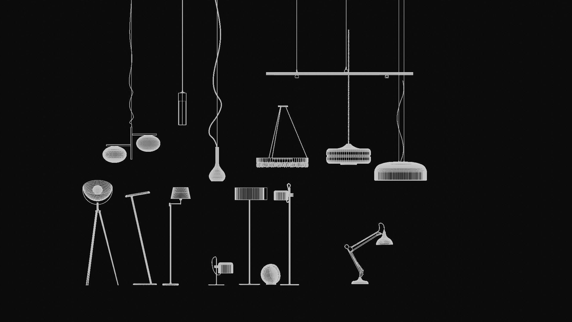 LIGHTING ITEMS 3D model | CGTrader
