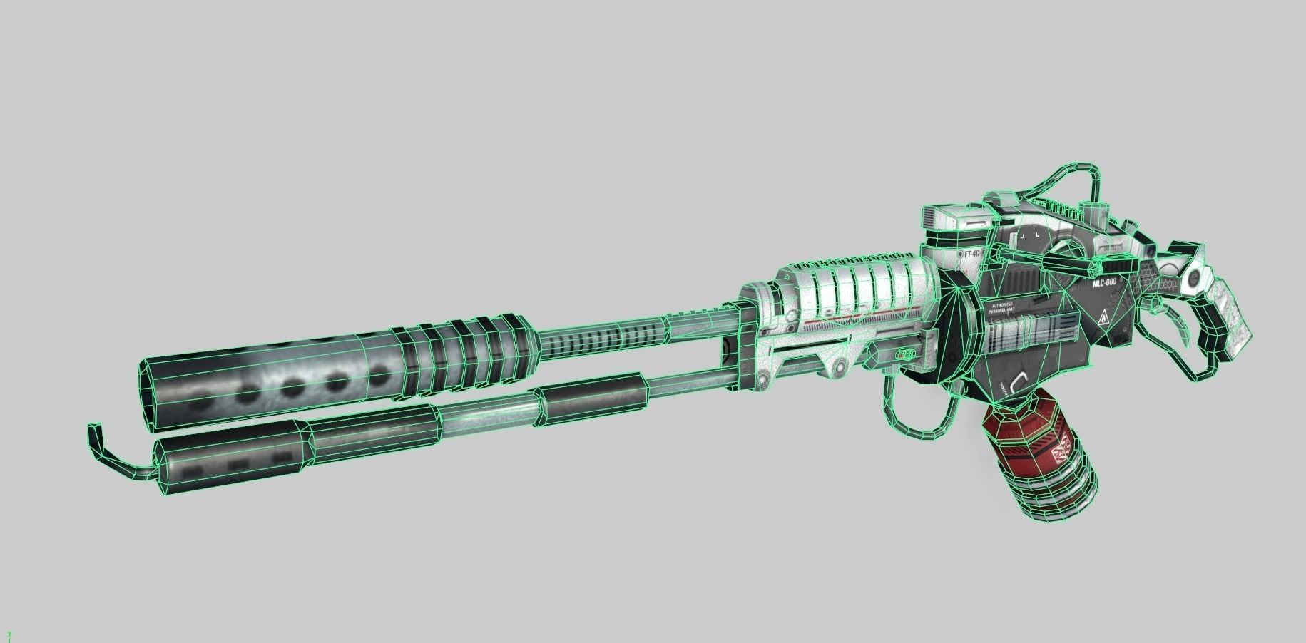 Gaming gun 3d model 3D model | CGTrader