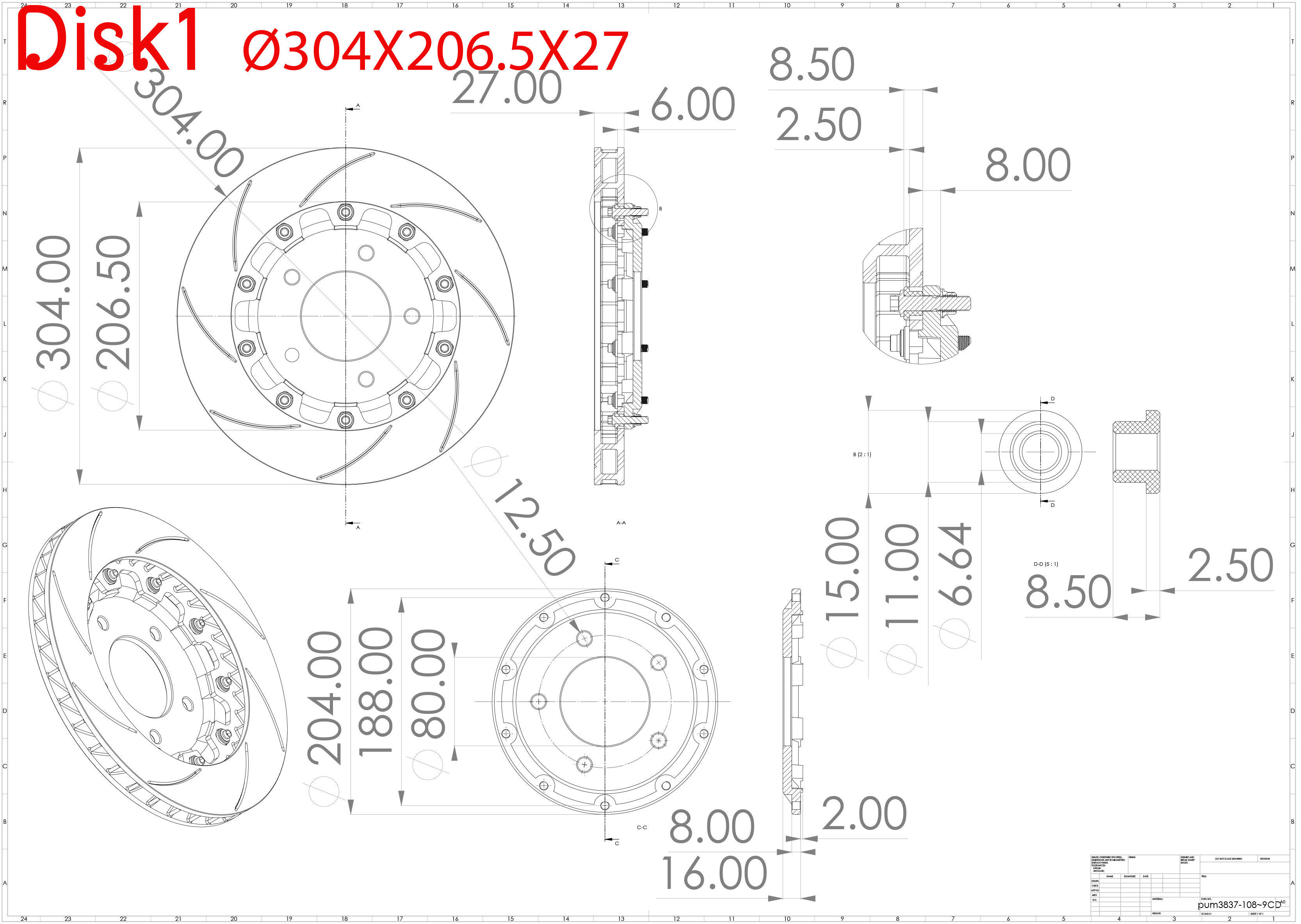 12 Models of disk brake 3D model | CGTrader
