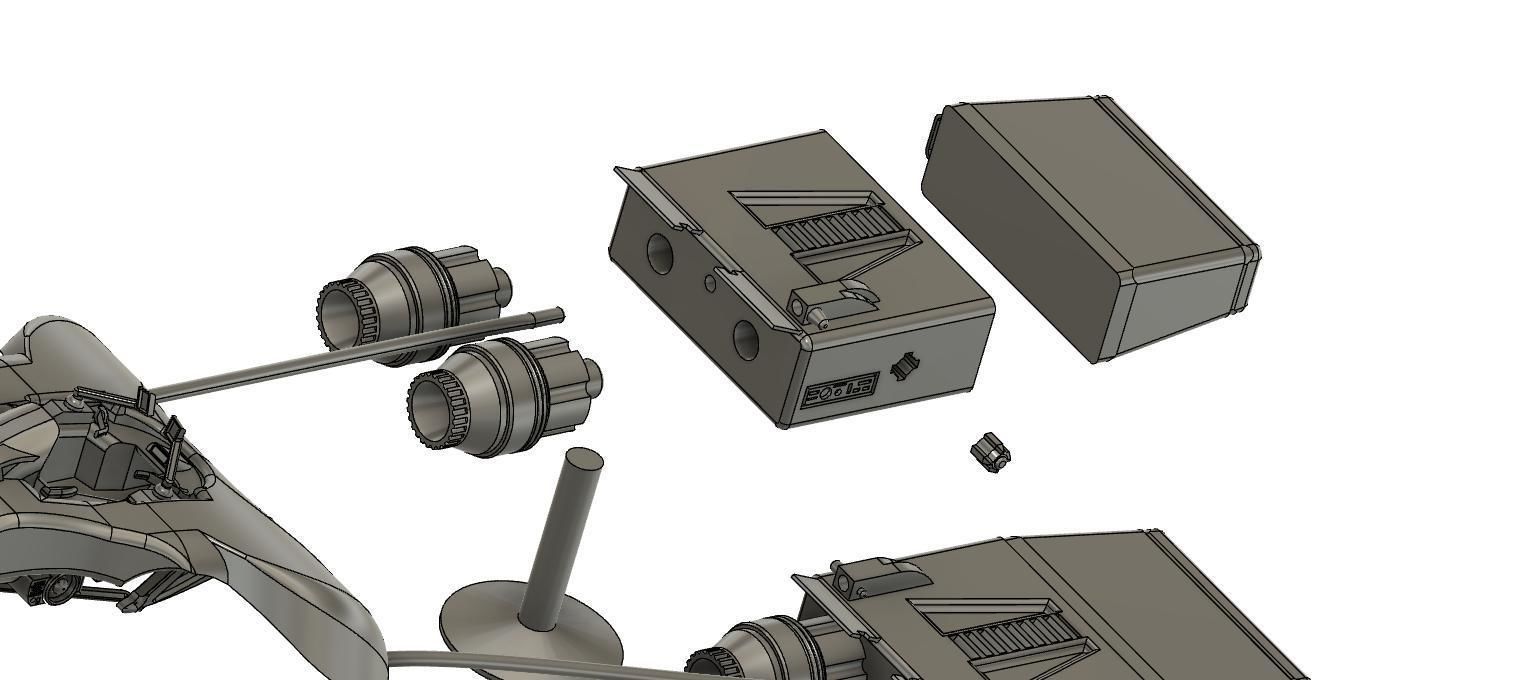 aldar beedo podracer 3D model 3D printable | CGTrader