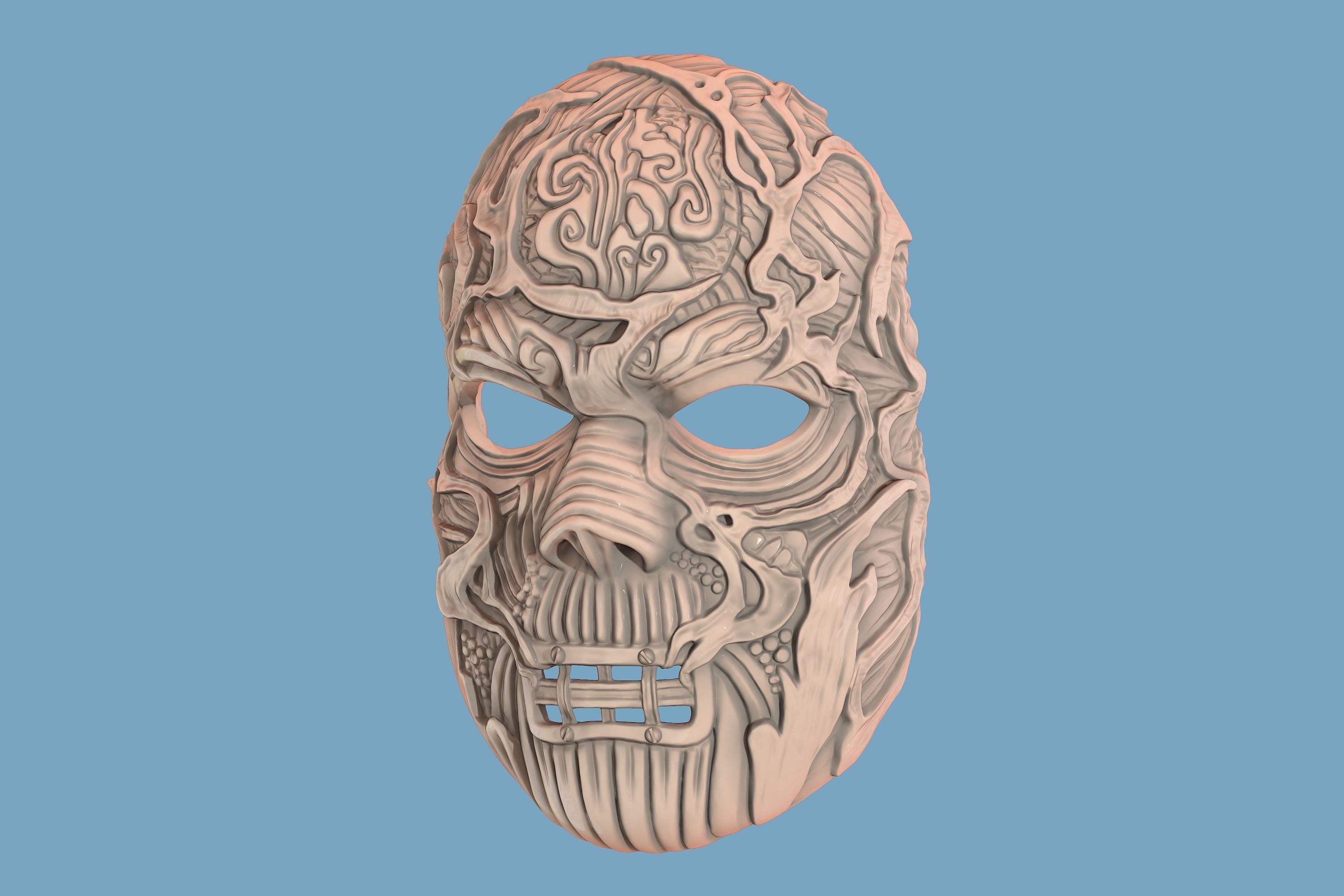 V-Man mask from Slipknot - WANYK Halloween Scary Cosplay Devil 3D model ...