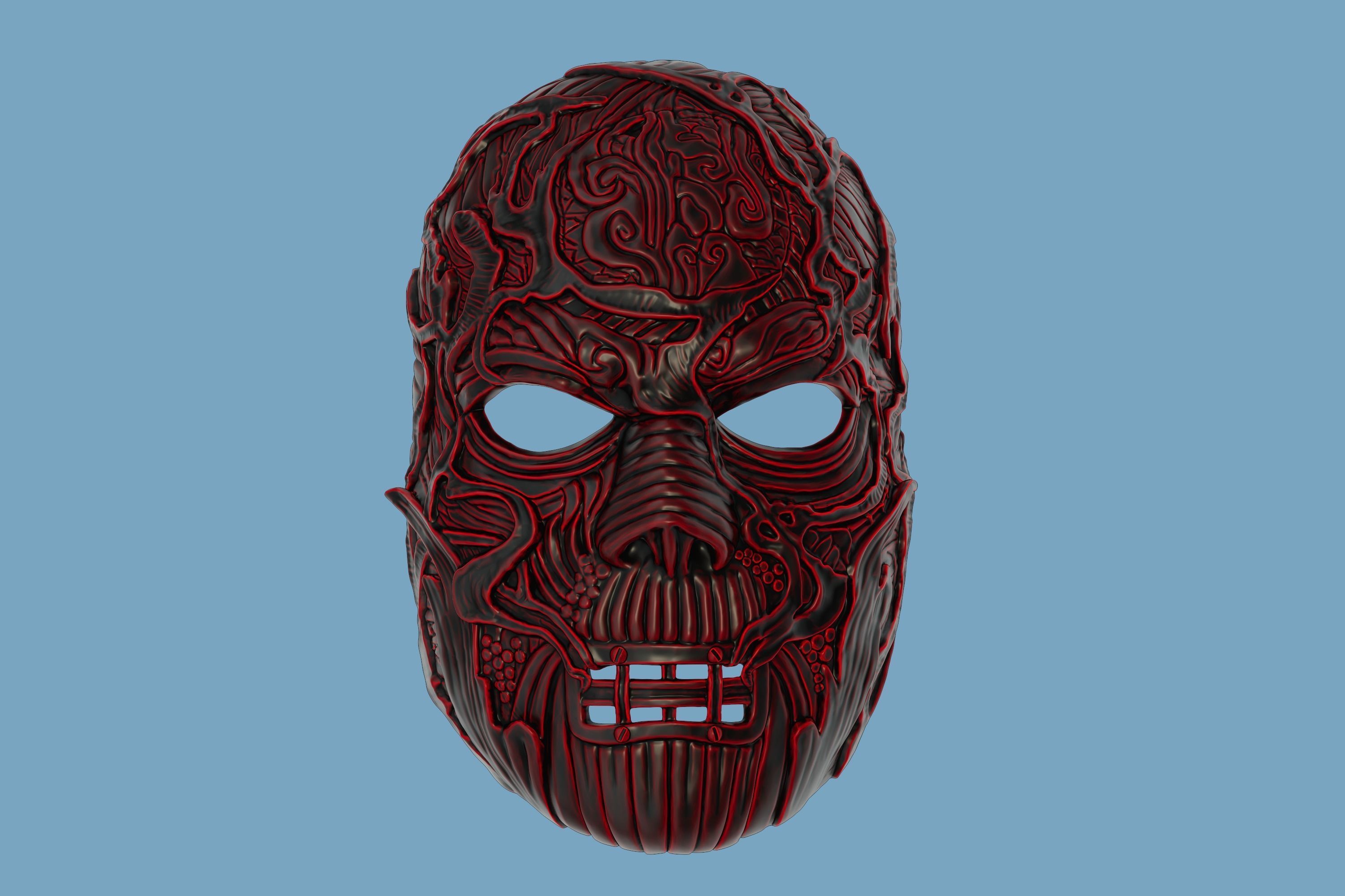 V-Man mask from Slipknot - WANYK Halloween Scary Cosplay Devil 3D model ...