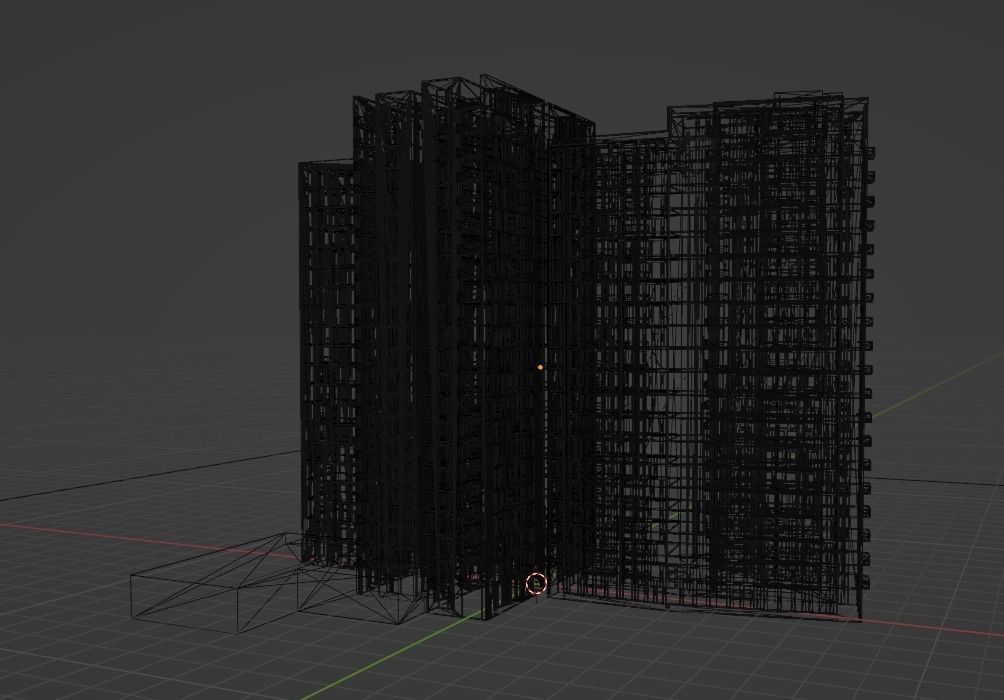 Skyscrapper Game ready building free VR / AR / low-poly 3D model | CGTrader