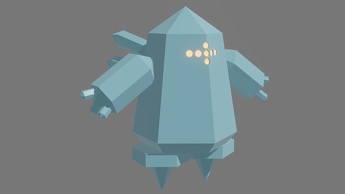 3D model Pokemon Regice VR / AR / low-poly | CGTrader