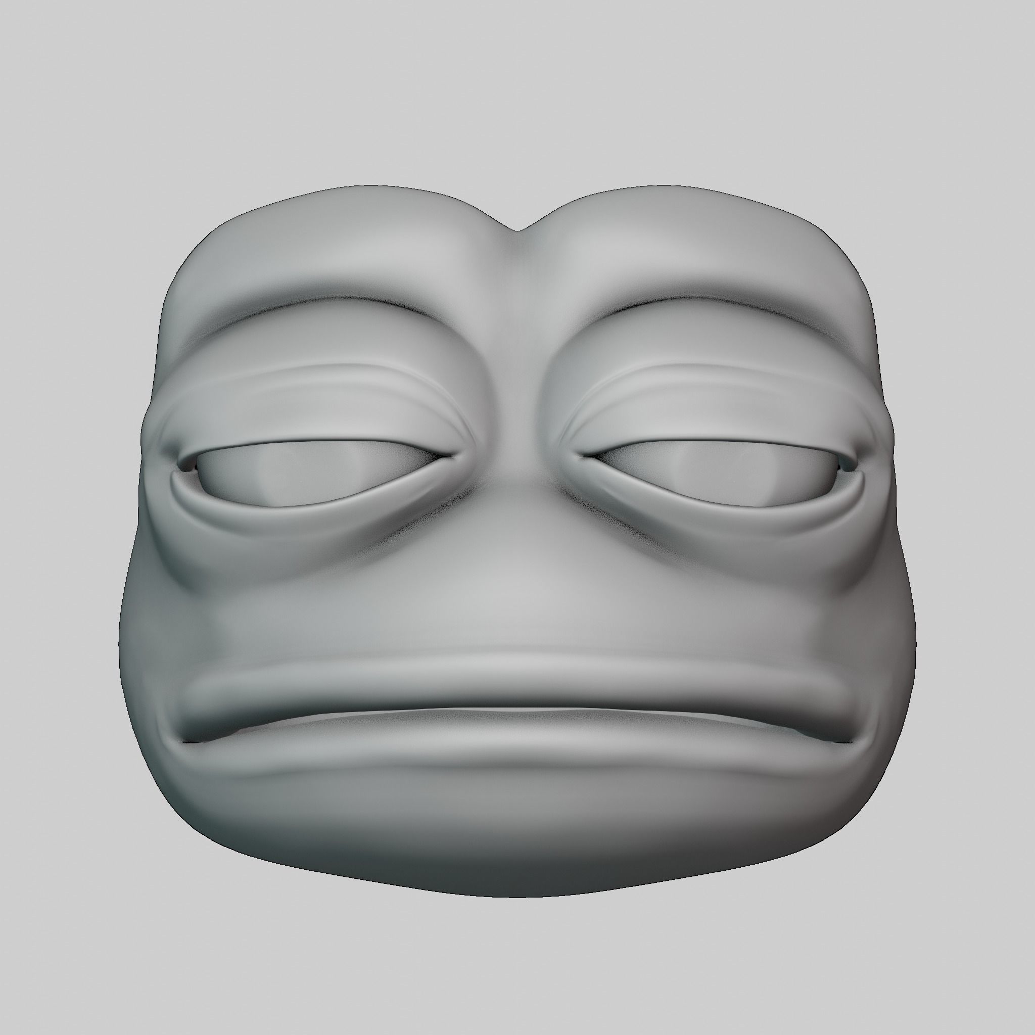 3D model Pepe the Frog Meme Bundle - 5 Ready Expressions Model VR / AR ...