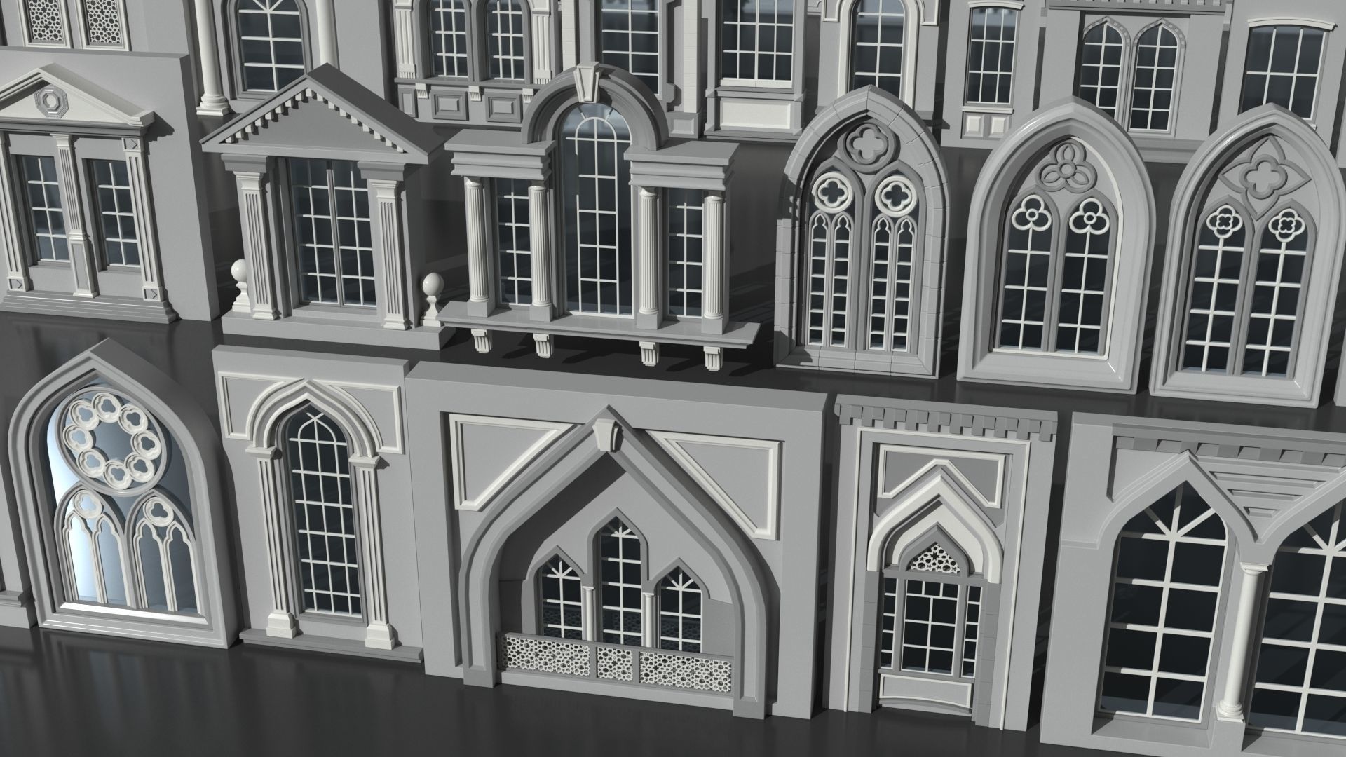 Windows Collection - 150 pieces 3D model | CGTrader