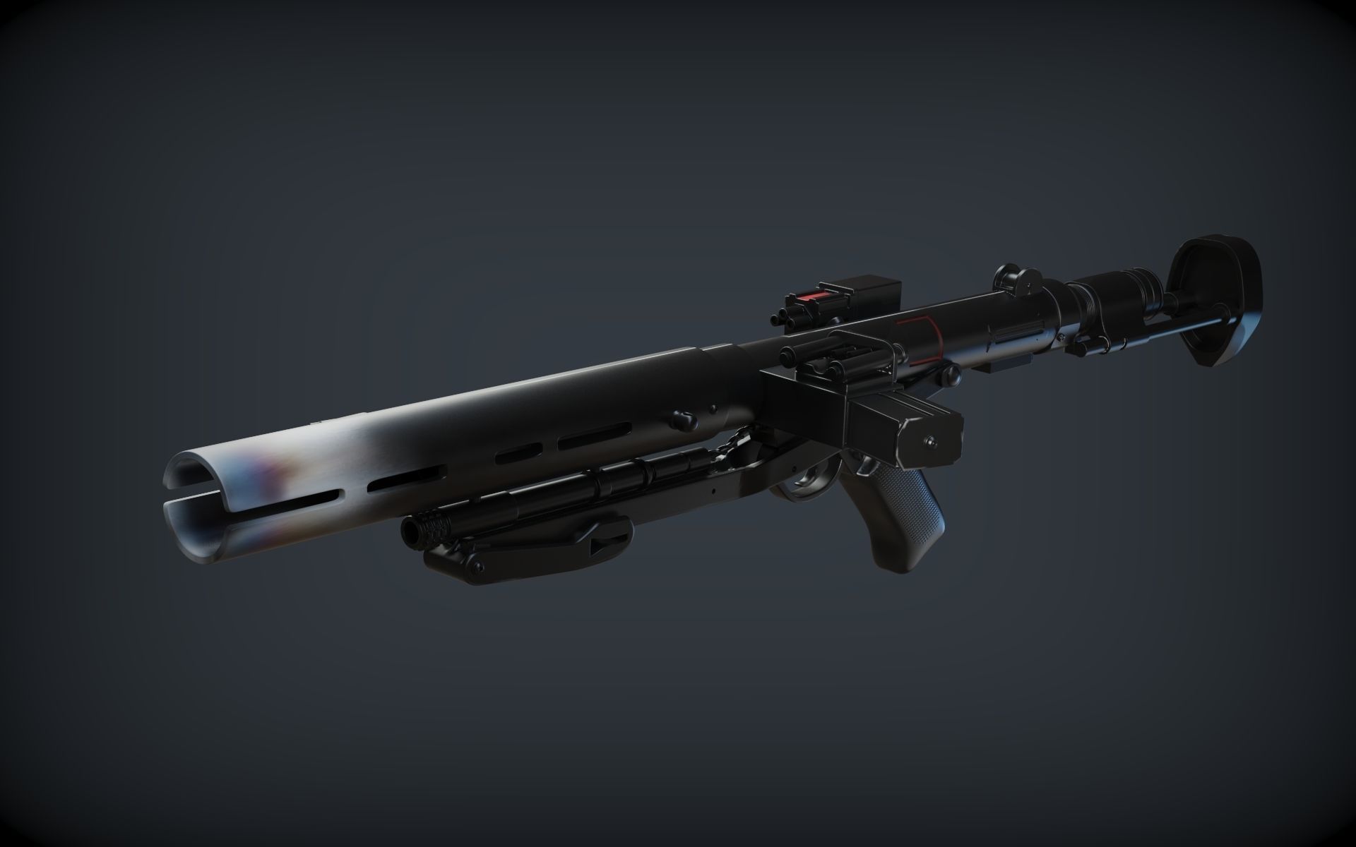 DEATH TROOPER BLASTECH E-11D RIFLE 3D model 3D printable | CGTrader
