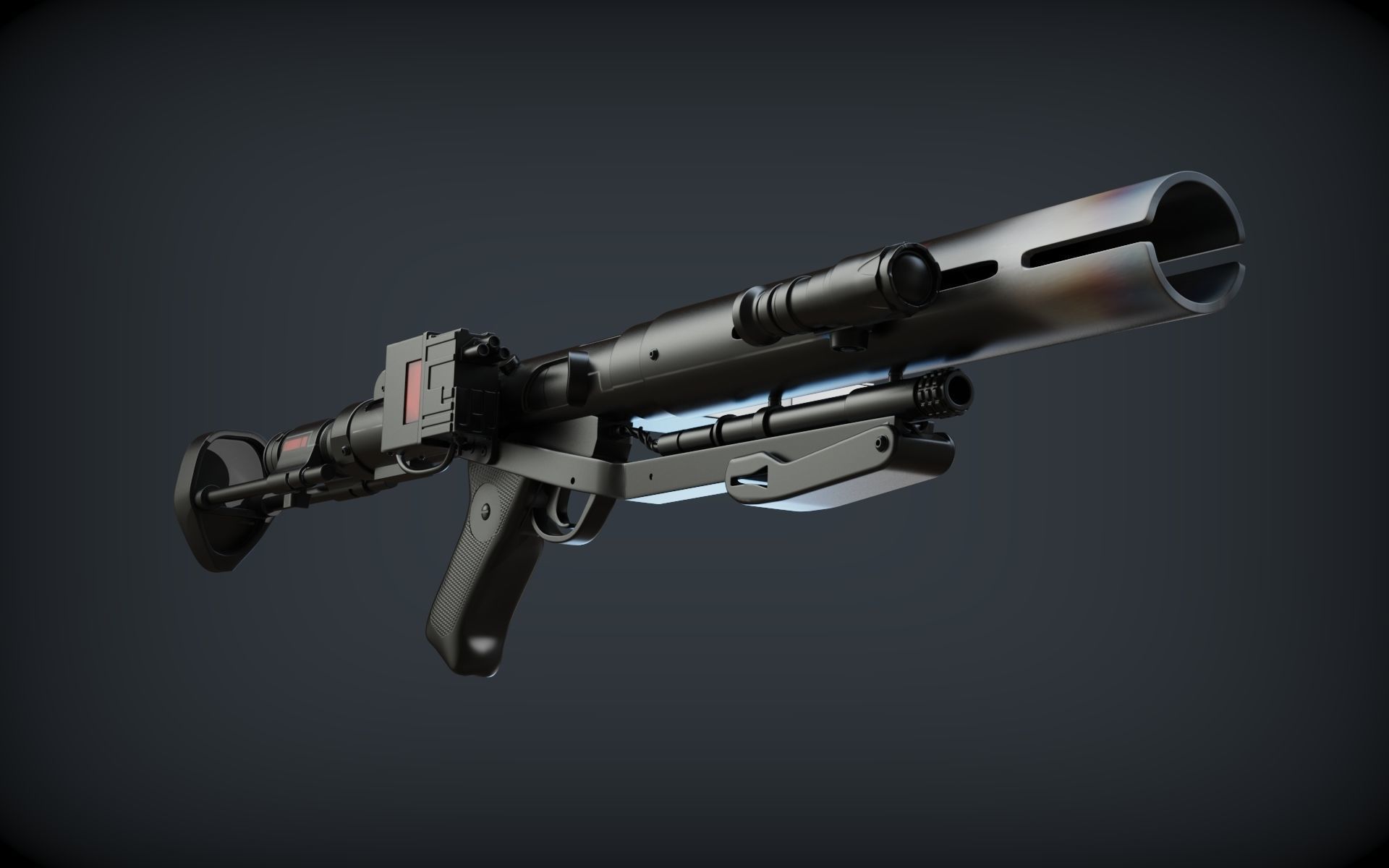 DEATH TROOPER BLASTECH E-11D RIFLE 3D model 3D printable | CGTrader