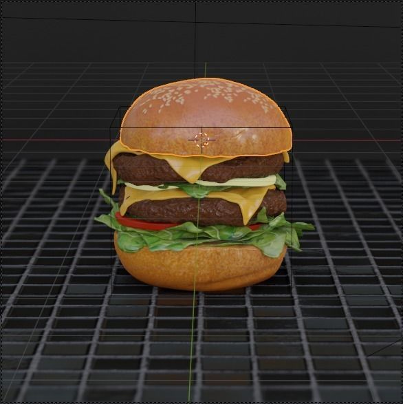 Cheeseburger HQ 3D model 3D model | CGTrader