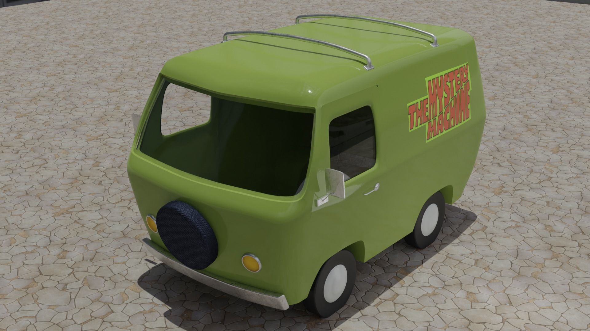 Scooby Doo Mystery Machine 3D model | CGTrader