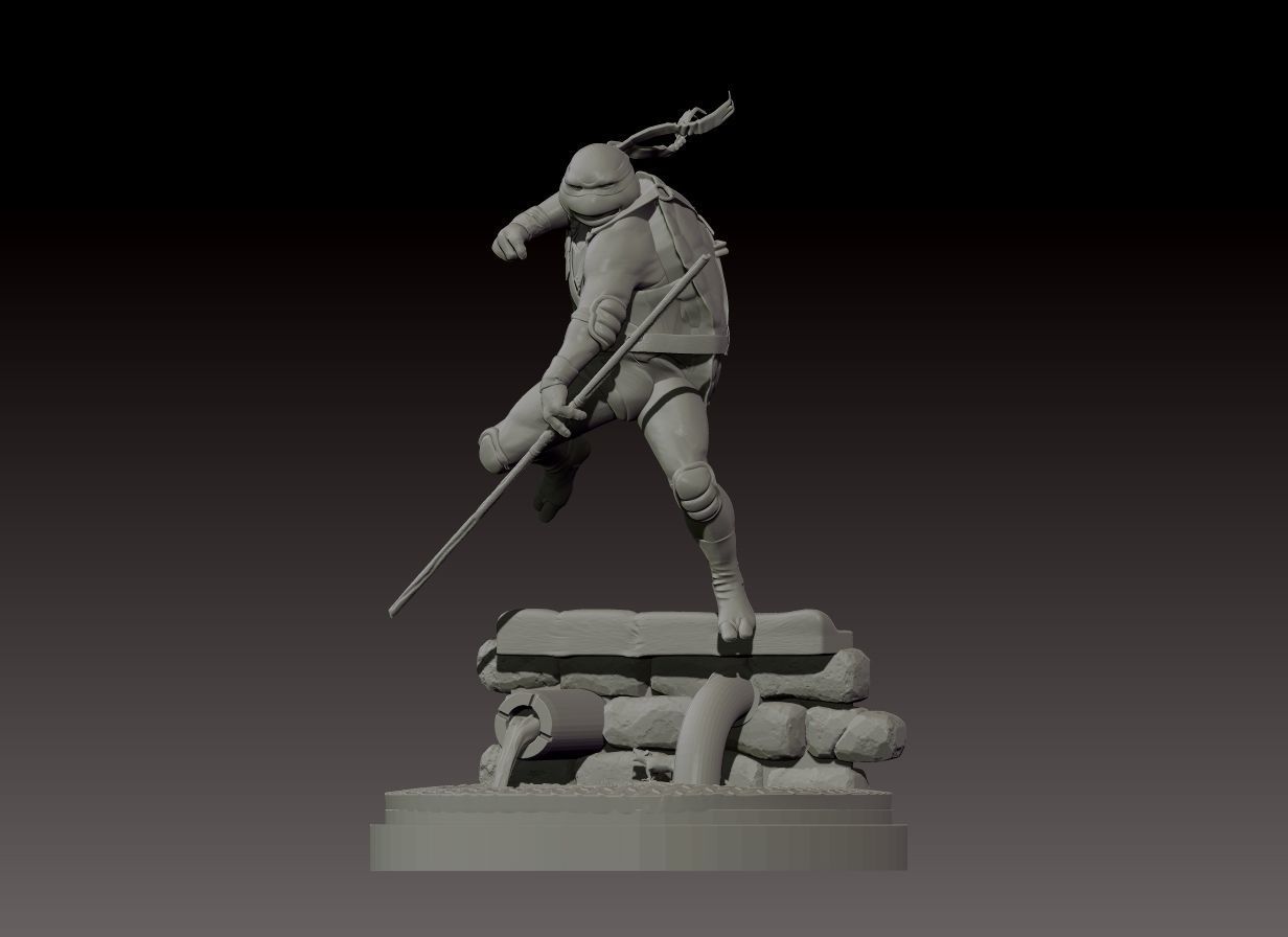 Donatello from TMNT 3D model 3D printable | CGTrader