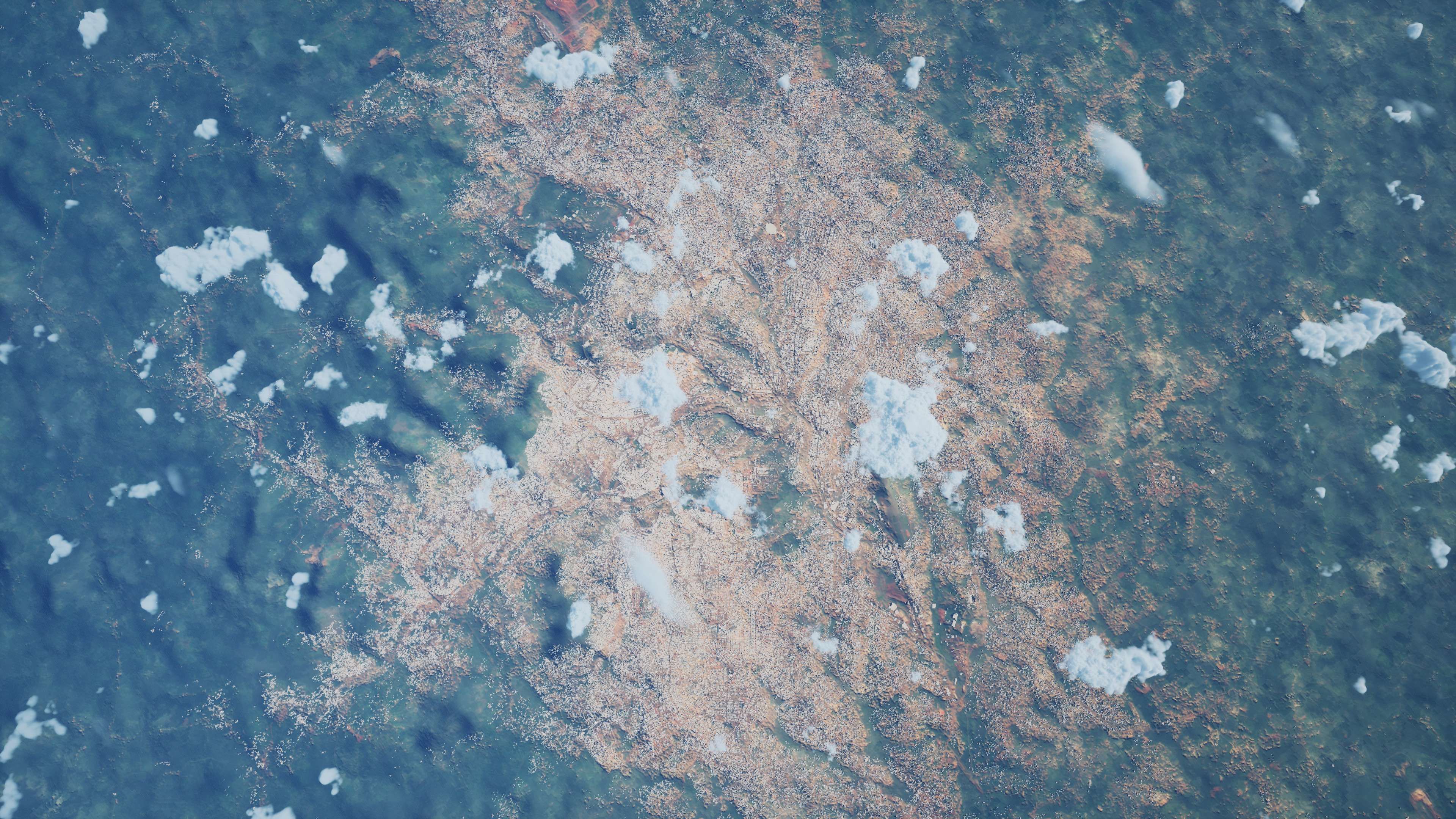 Yaounde Cameroon City Landscape 3D Model 3D model | CGTrader