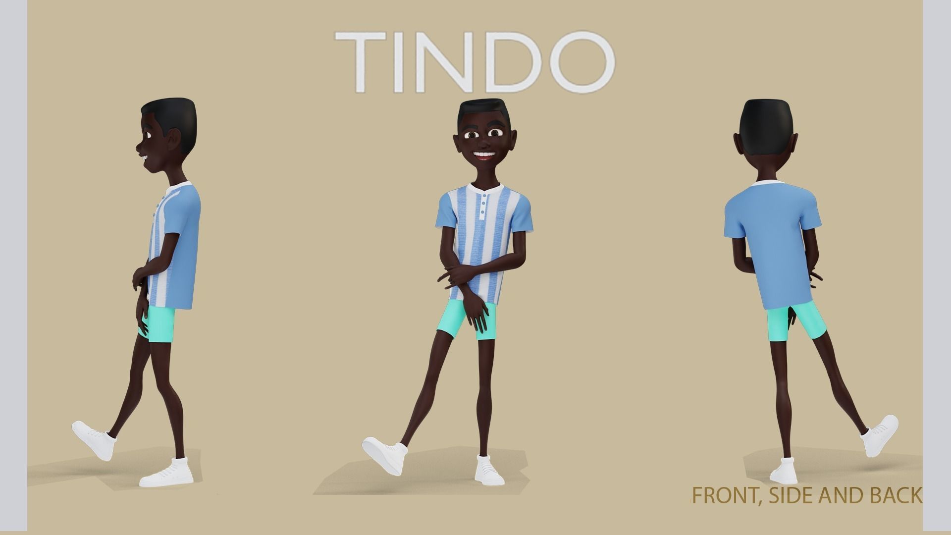 3D model TINDO RIG BLENDER VERSION VR / AR / low-poly | CGTrader
