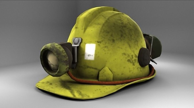 3D model Lowpoly Mining Helmet VR / AR / low-poly | CGTrader