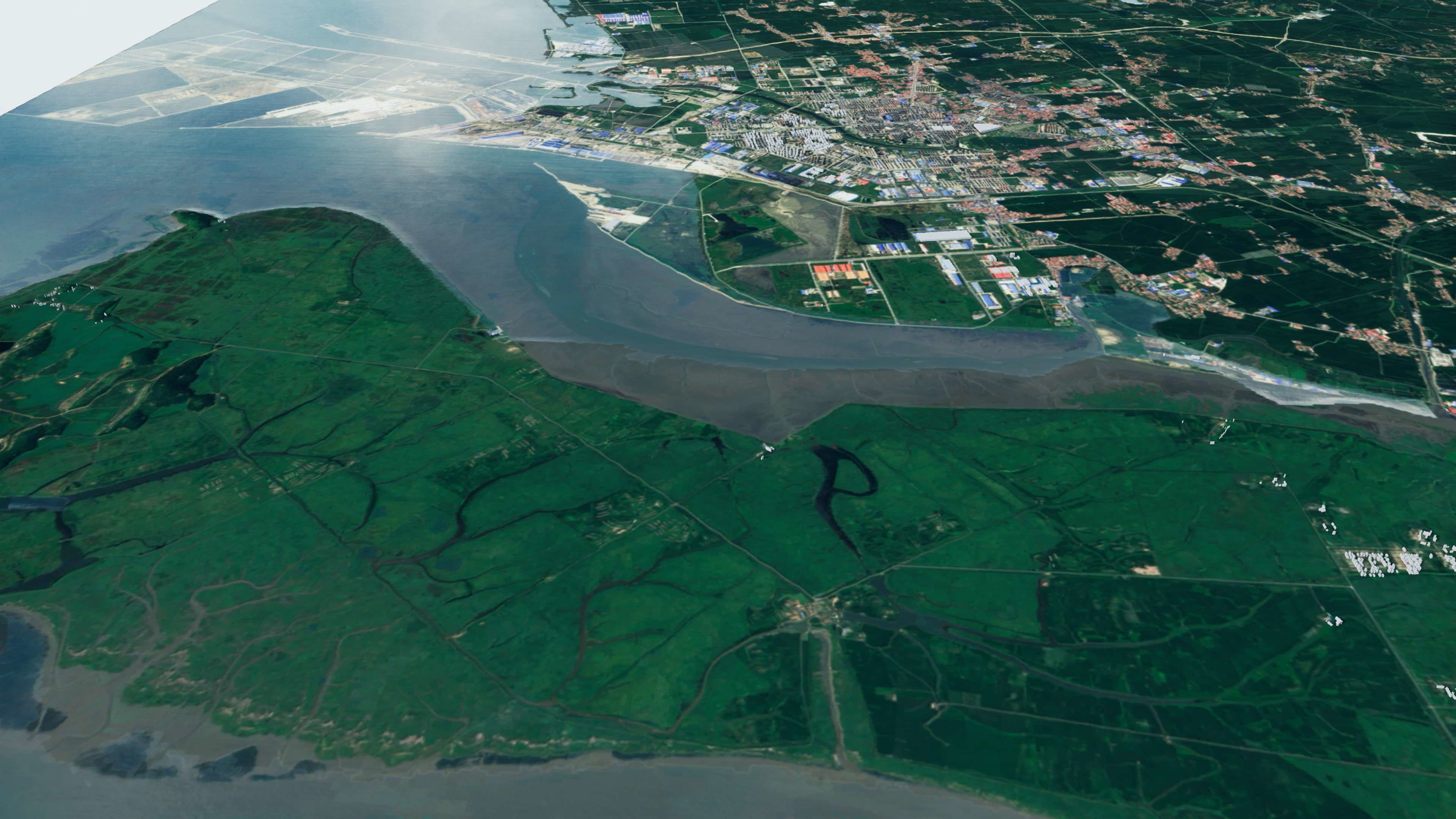 Dandong China City Landscape 3D Model 3D model | CGTrader