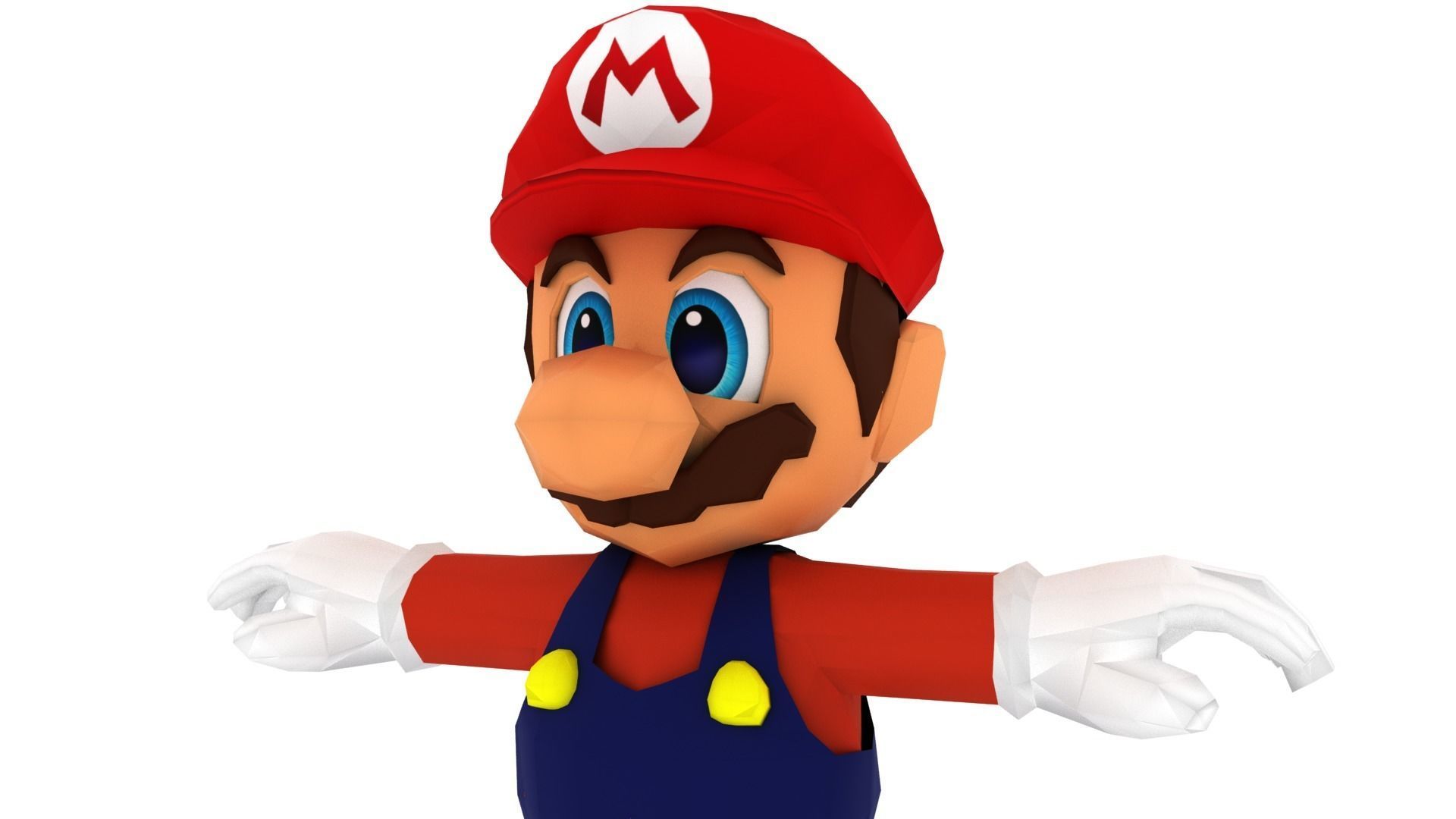 3D model Super Mario VR / AR / low-poly | CGTrader