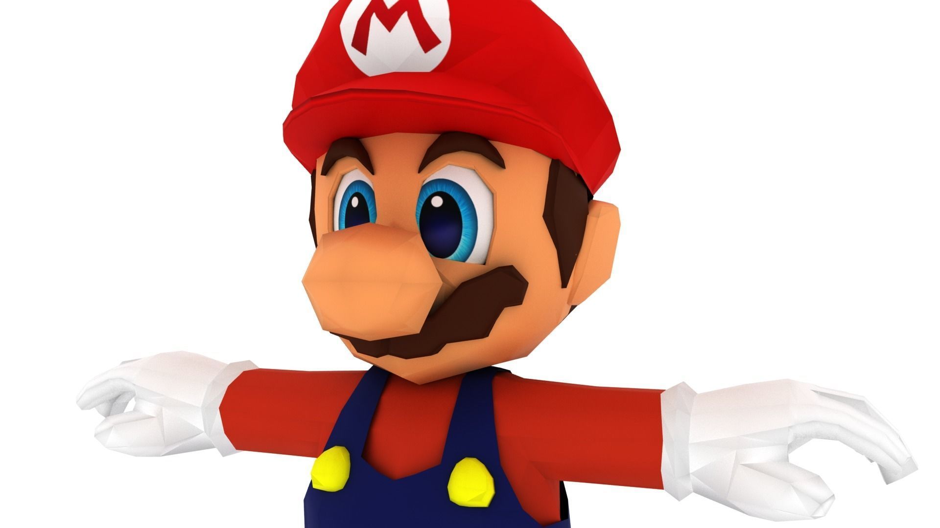 3D model Super Mario VR / AR / low-poly | CGTrader