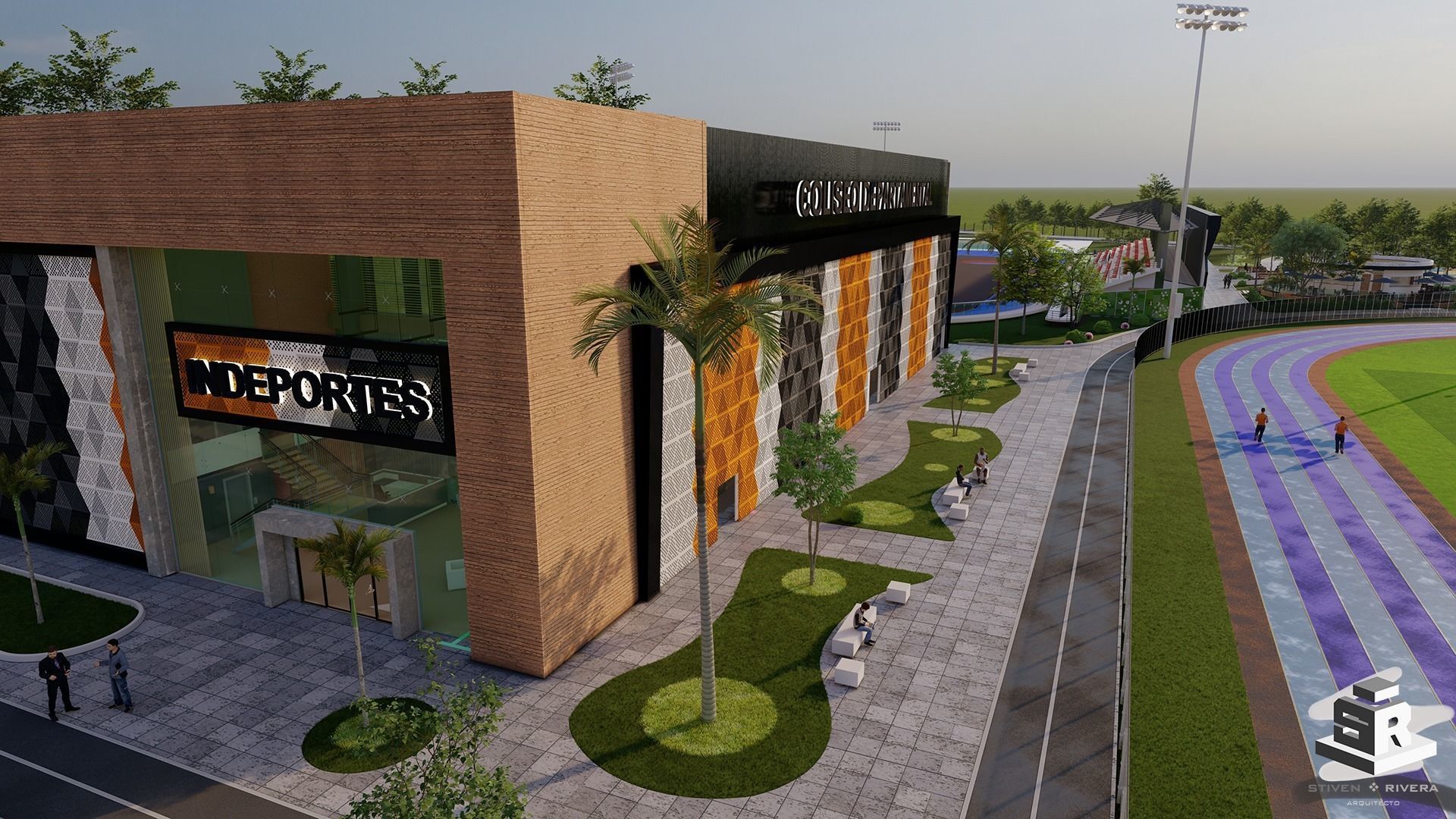 3D model SPORTS COLOSSEUM VR / AR / low-poly | CGTrader