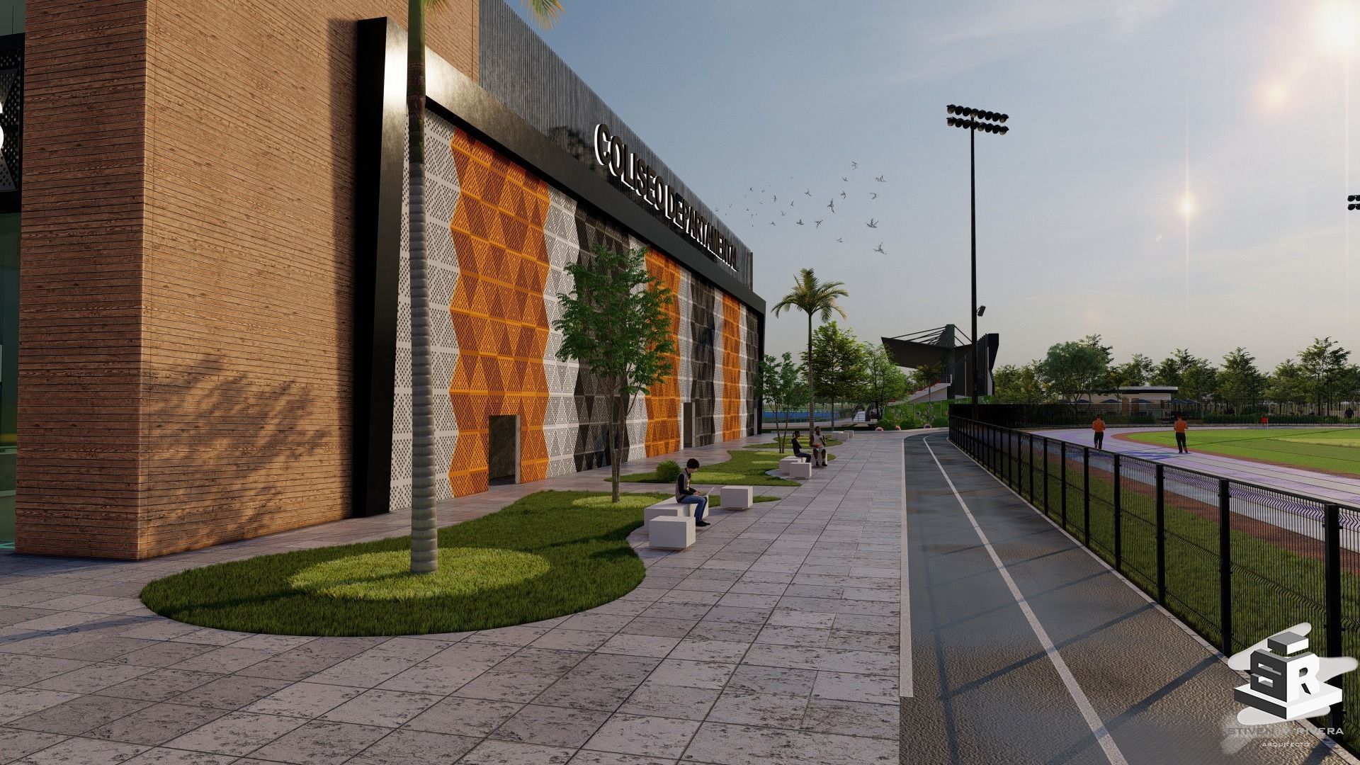 3D model SPORTS COLOSSEUM VR / AR / low-poly | CGTrader