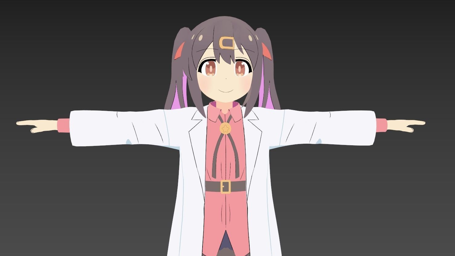 Mihari onimai avatar VRChat 3D model rigged | CGTrader