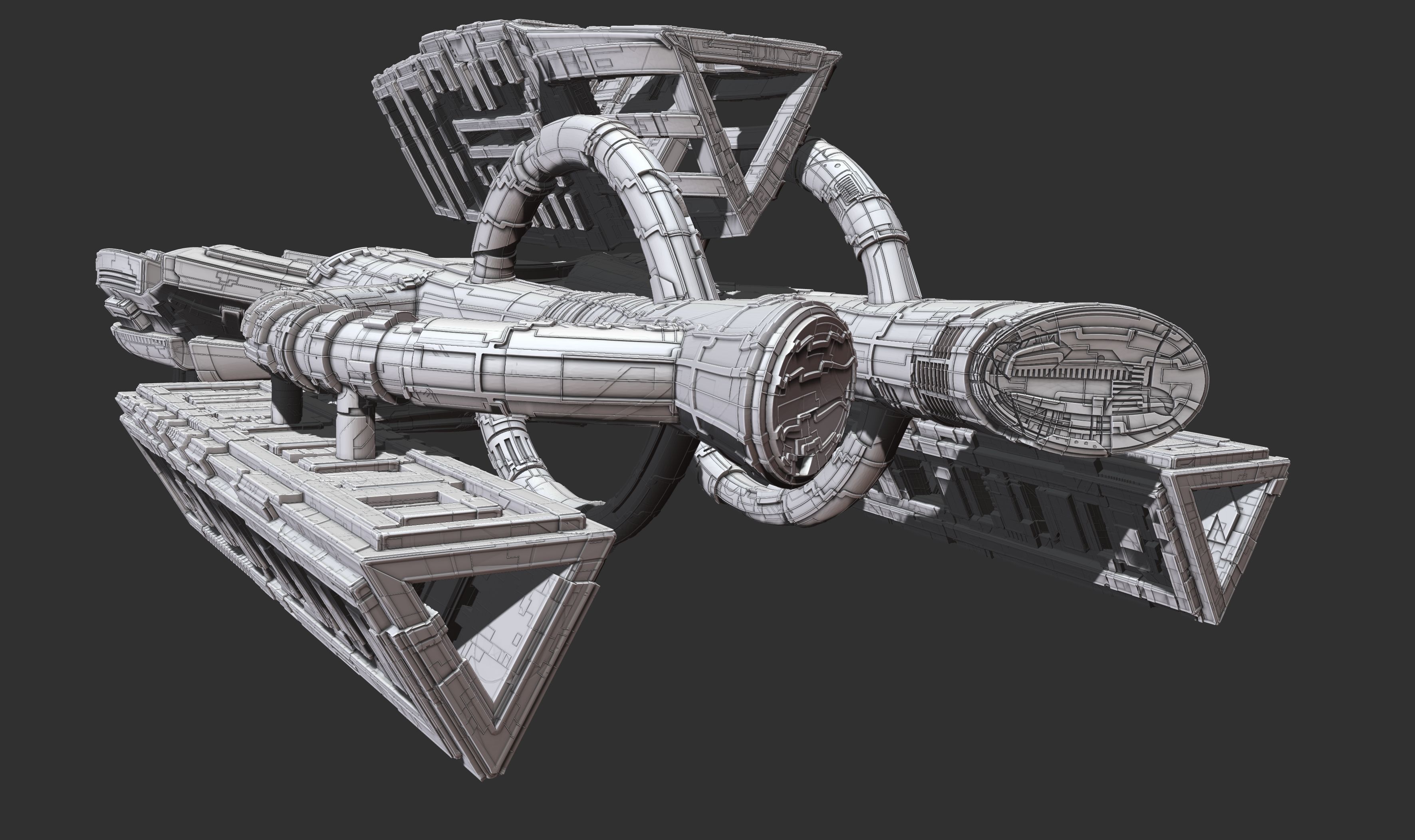 space equipment node 00198 3D model | CGTrader