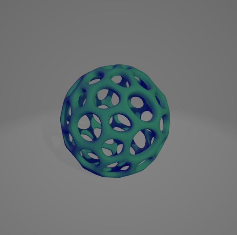Voronoi Sphere - Printable 3D model 3D printable | CGTrader