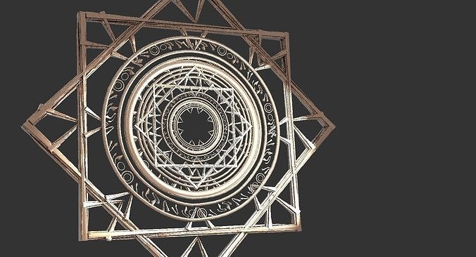 Dr Strange Influenced Magic pattern 10 3D model | CGTrader