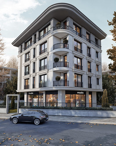 3D model 3D Apartment Model Classic Modern VR / AR / low-poly | CGTrader