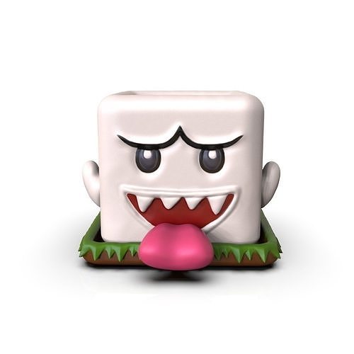 Boo Pot Maceta Mario Bros 3D model 3D printable | CGTrader