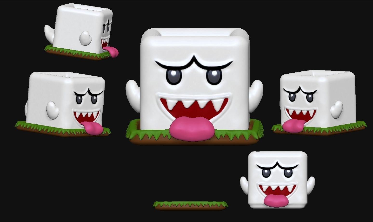 Boo Pot Maceta Mario Bros 3D model 3D printable | CGTrader