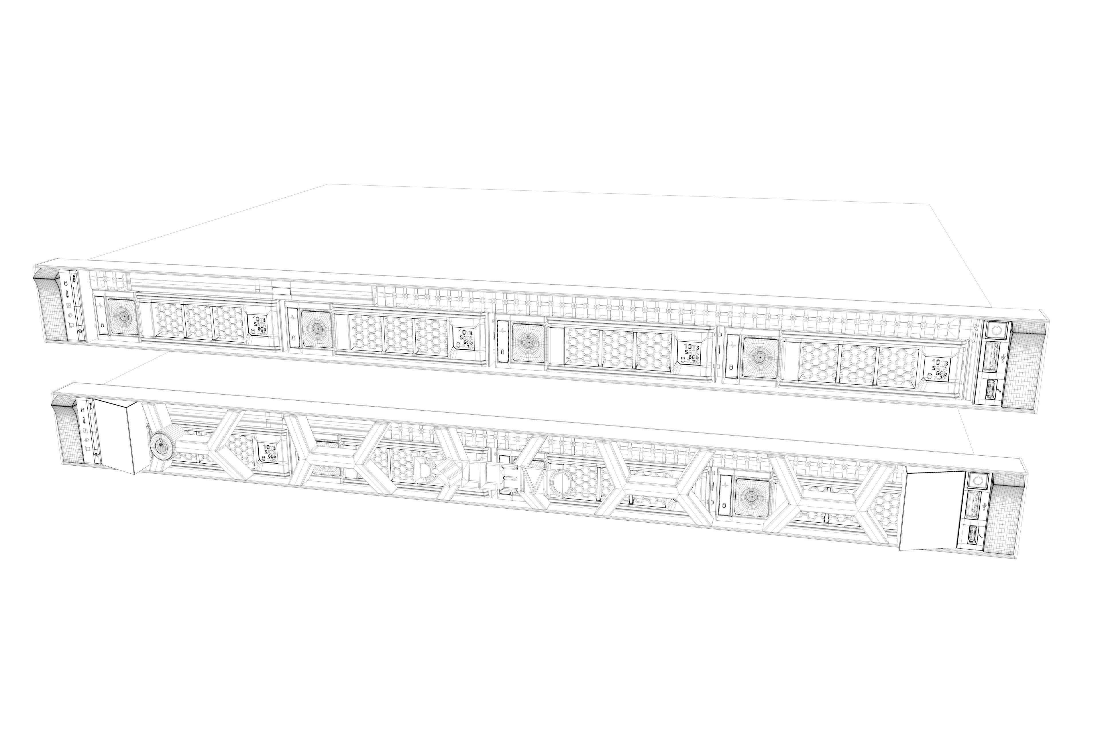 Data Server and Network Rack 3D model | CGTrader