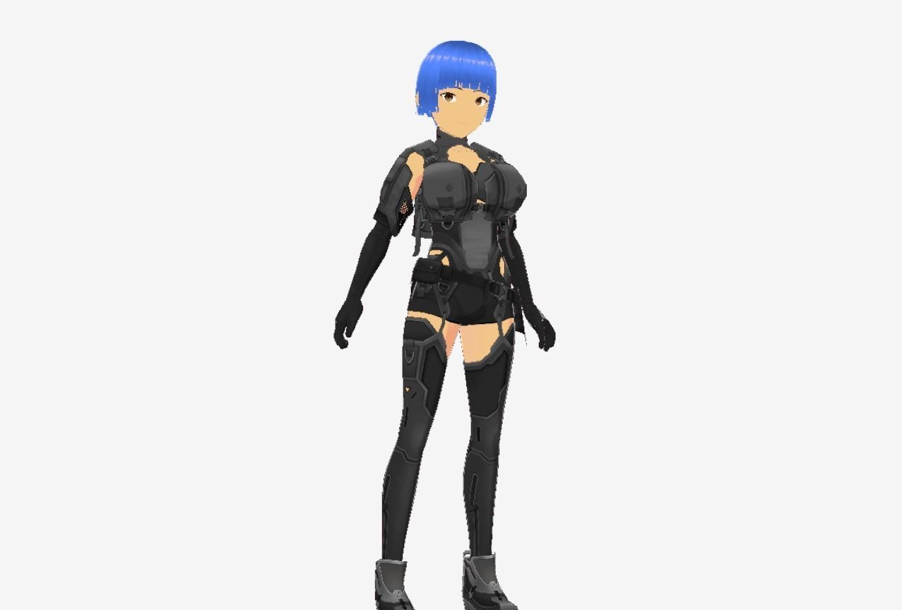 3D model Sakura Anime Girl Vrchat 3d Model VR / AR / low-poly | CGTrader