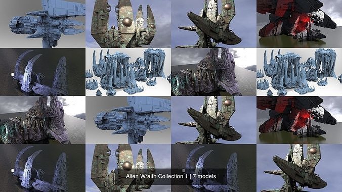 Alien Wraith Collection 1 | CGTrader