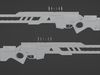 Murder Drones Uzi Railgun 3d model free 3D model rigged | CGTrader